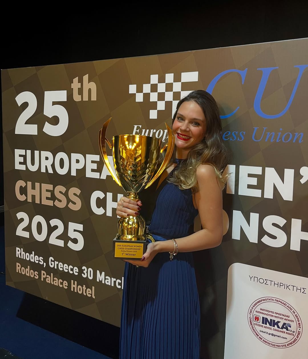 Zlato s Rodosa: Teodora Injac donela Srbiji titulu šahovske prvakinje ...